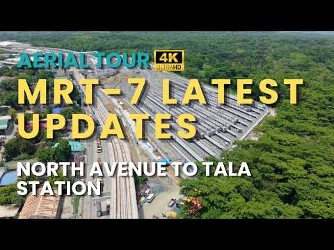 Aerial Tour | MRT-7 BIG Update! First Train Test Run, 85% Complete & Opening Timeline
