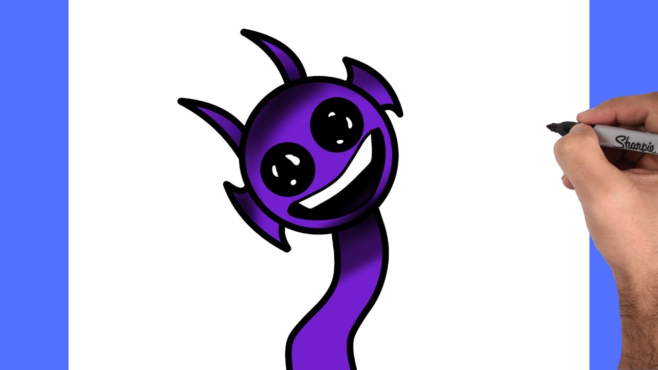 HOW TO DRAW DURPLE PHASE 3 INCREDIBOX SPRUNKI - YouTube