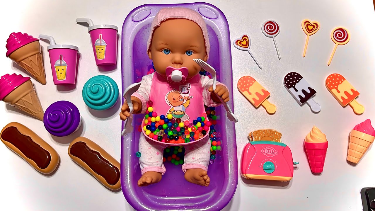 Baby Alive Pretend Play Toys Collection | Unboxing Baby Alive Ice Cream ...