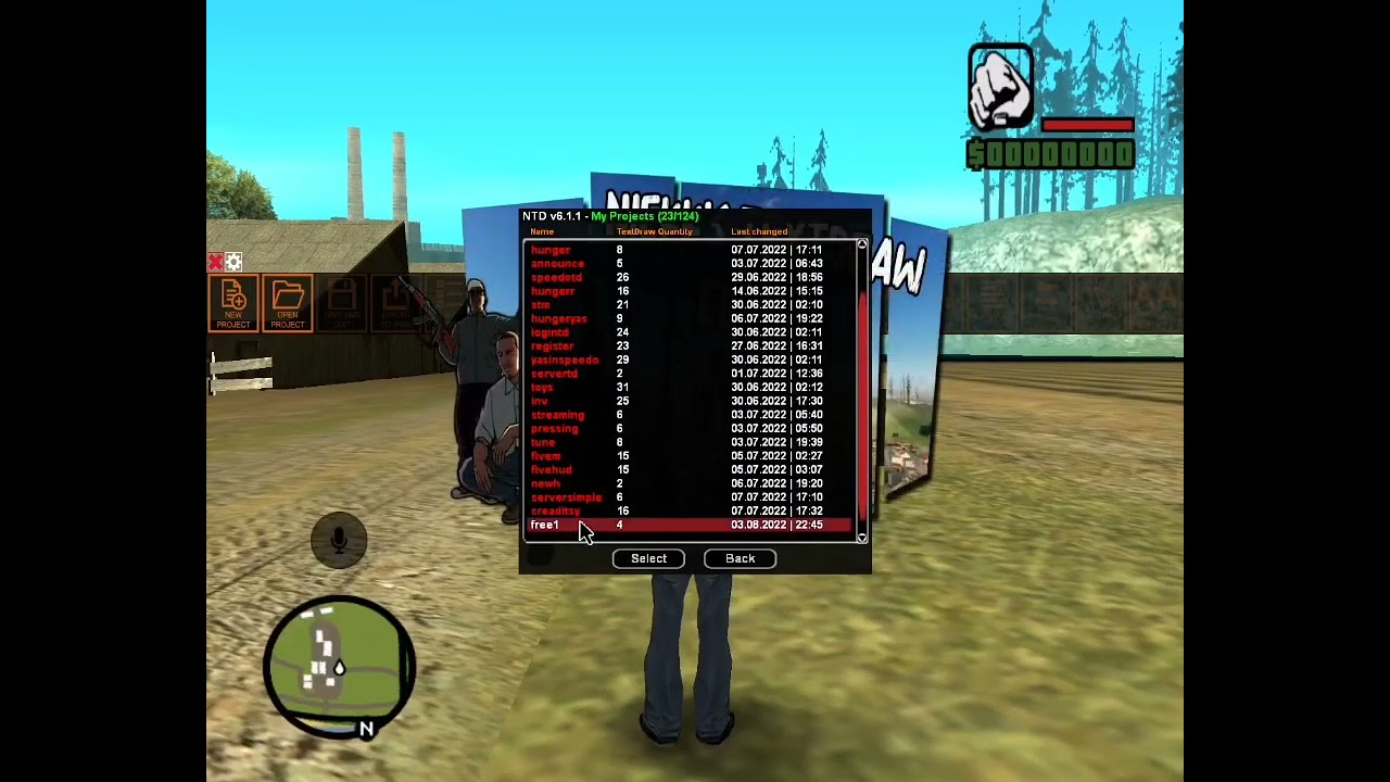 แจก Textdraw: หลอดอาหาร [GTA SAMP] - YouTube