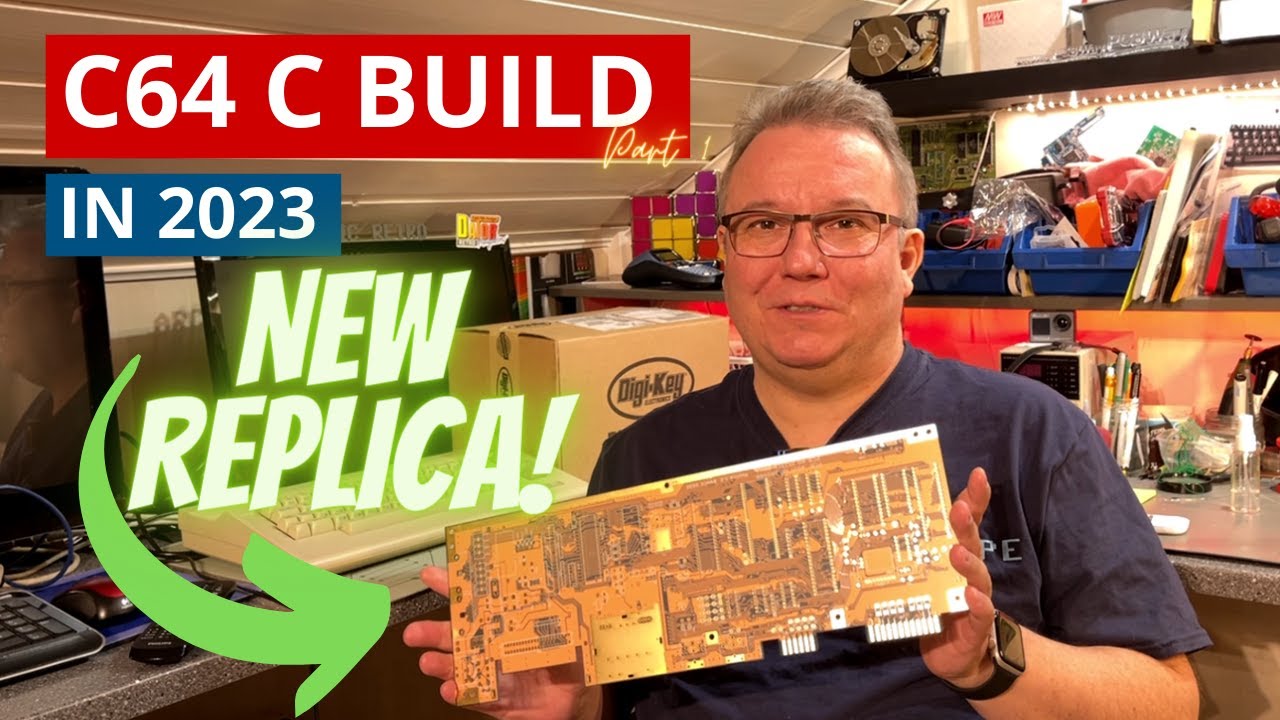 Building a new Commodore C64C - Bwack 2023 motherboard replica - Part 1 ...