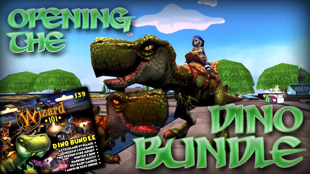 Wizard101: Dino Bundle (Opening) - YouTube