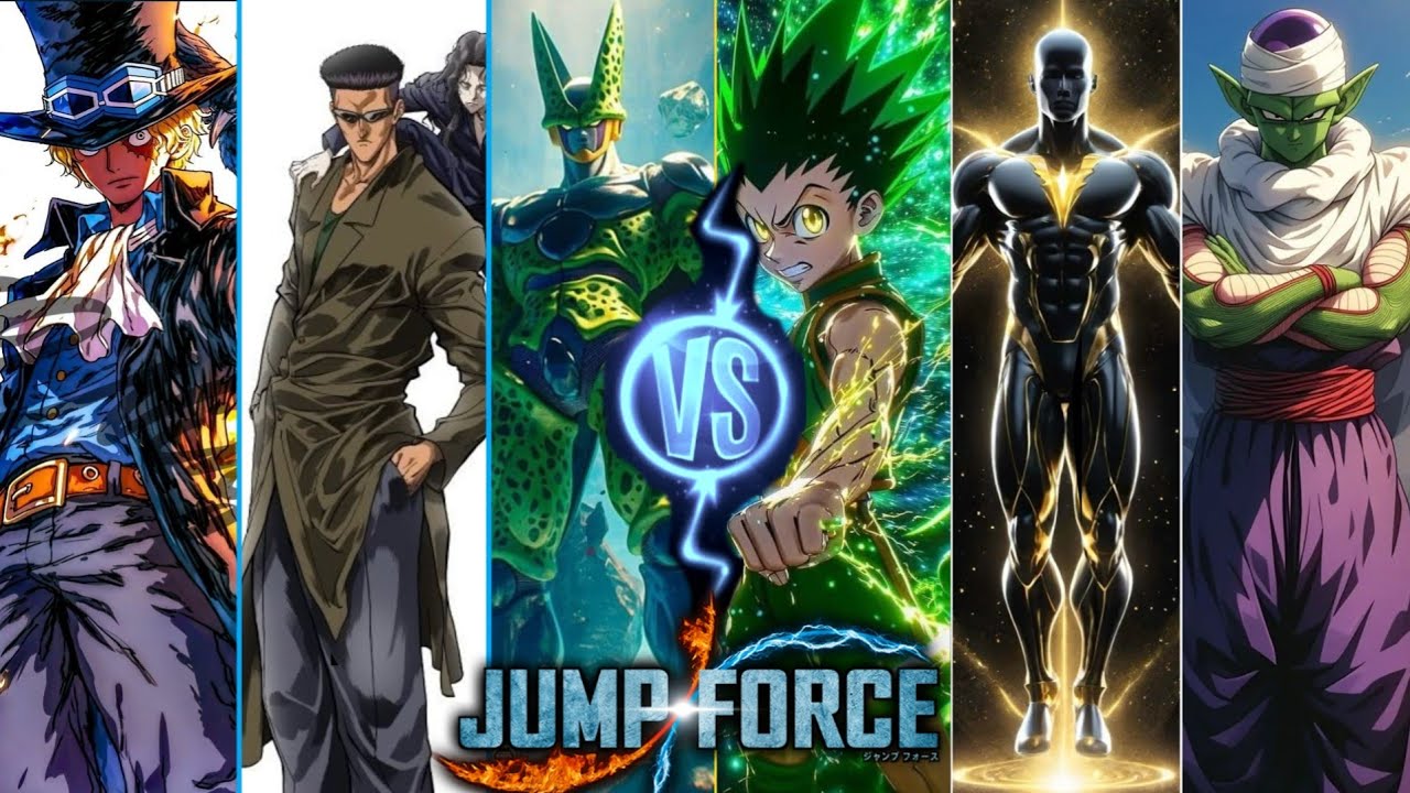 Prometheus Piccolo Gon Vs Cell Sabo Toguro Jump force gameplay anime ...