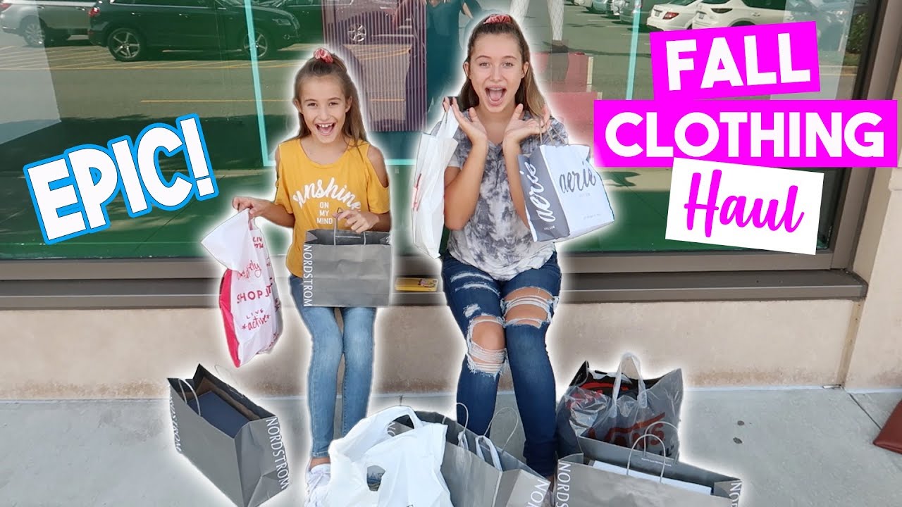 Teen Fall Clothing Haul! - YouTube