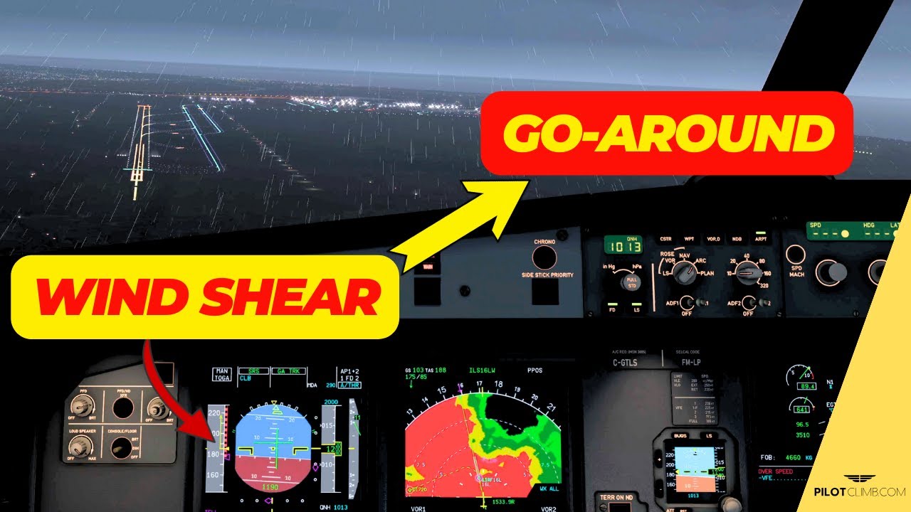 From WINDSHEAR to GO-AROUND - The Importance of the Transition! - YouTube
