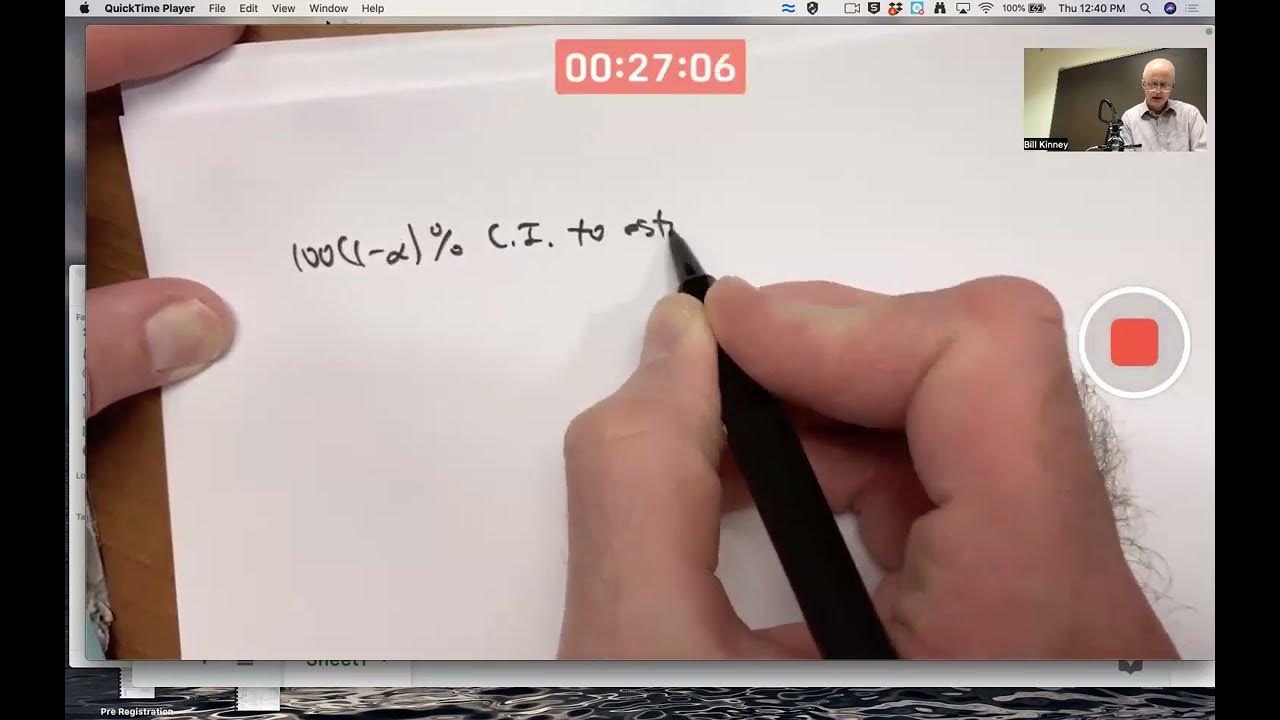 Theory and Simulation for Confidence Intervals in a Probability and Statistics Lecture - YouTube
