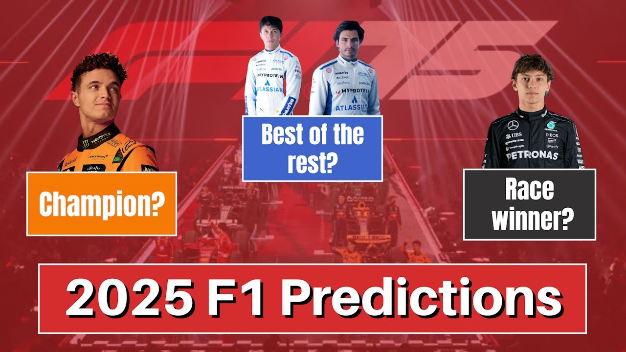 My 2025 F1 Season Predictions - YouTube