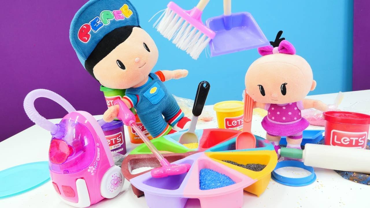 Pepee izle! Pepee ve Bebee oyun oynadıktan sonra temizlik yapıyorlar ...