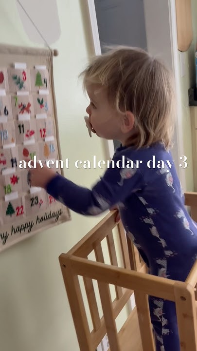 Advent Calendar Day 3🍬🤎 #adventcalendar #2under2 #toddlers #christmas # ...