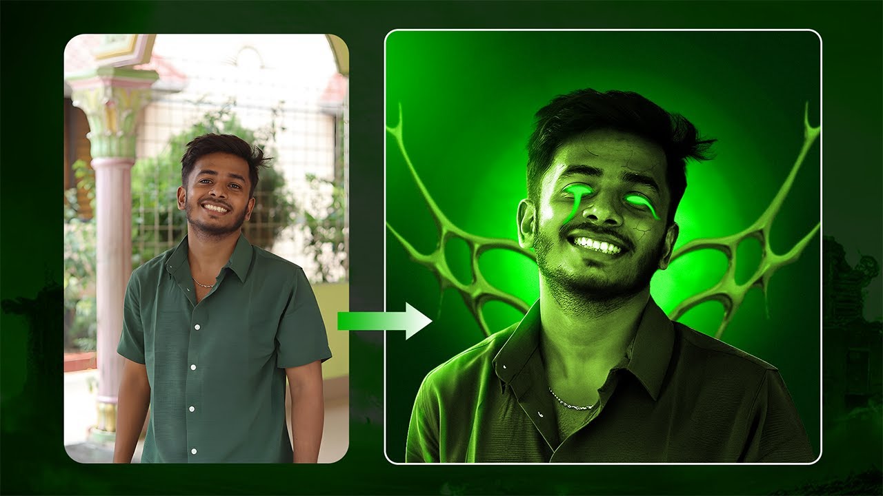 How to make a awesome profile picture in Photoshop || Learn Graphic ...