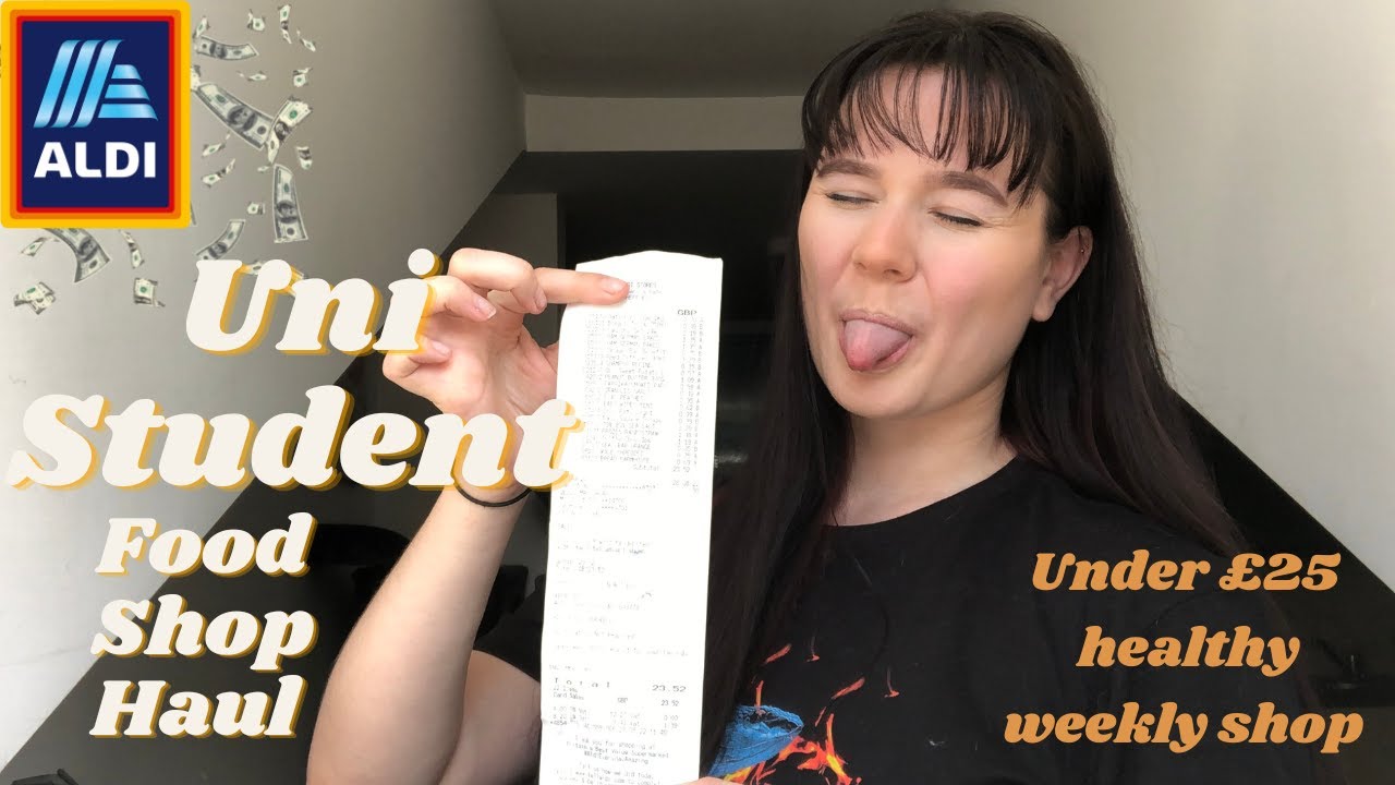 £20 STUDENT WEEKLY FOOD SHOP | HOW I SAVE MONEY ON FOOD - YouTube