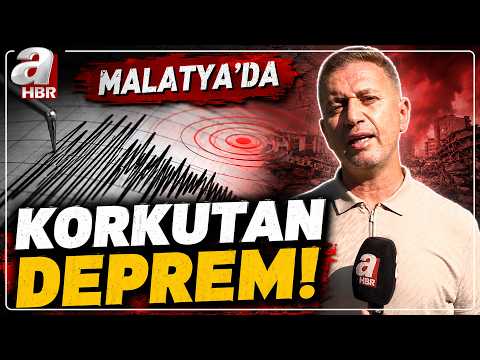 Malatya'da 4 Büyüklüğünde Deprem! | A Haber