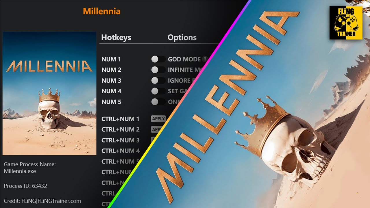 Millennia Trainer - FLiNG | FLiNGTRAiNER - YouTube