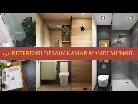 15+ REFERENSI DESAIN KAMAR MANDI MUNGIL | UKURAN KECIL | SHOWER DAN TOILET DUDUK | 2023 | TERBARU