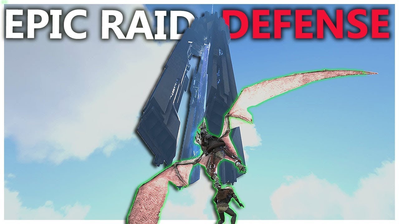 THE EPIC BLUE OBELISK DEFENSE! CLASSIC PVP S1E4 | Ark Survival Evolved ...