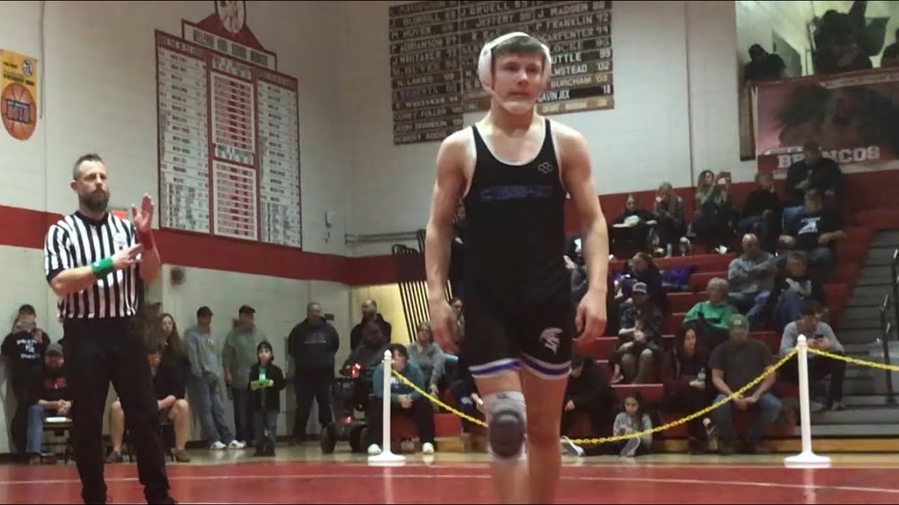 Jacob Potter vs Mendon | 2025 MHSAA Individual Districts - YouTube