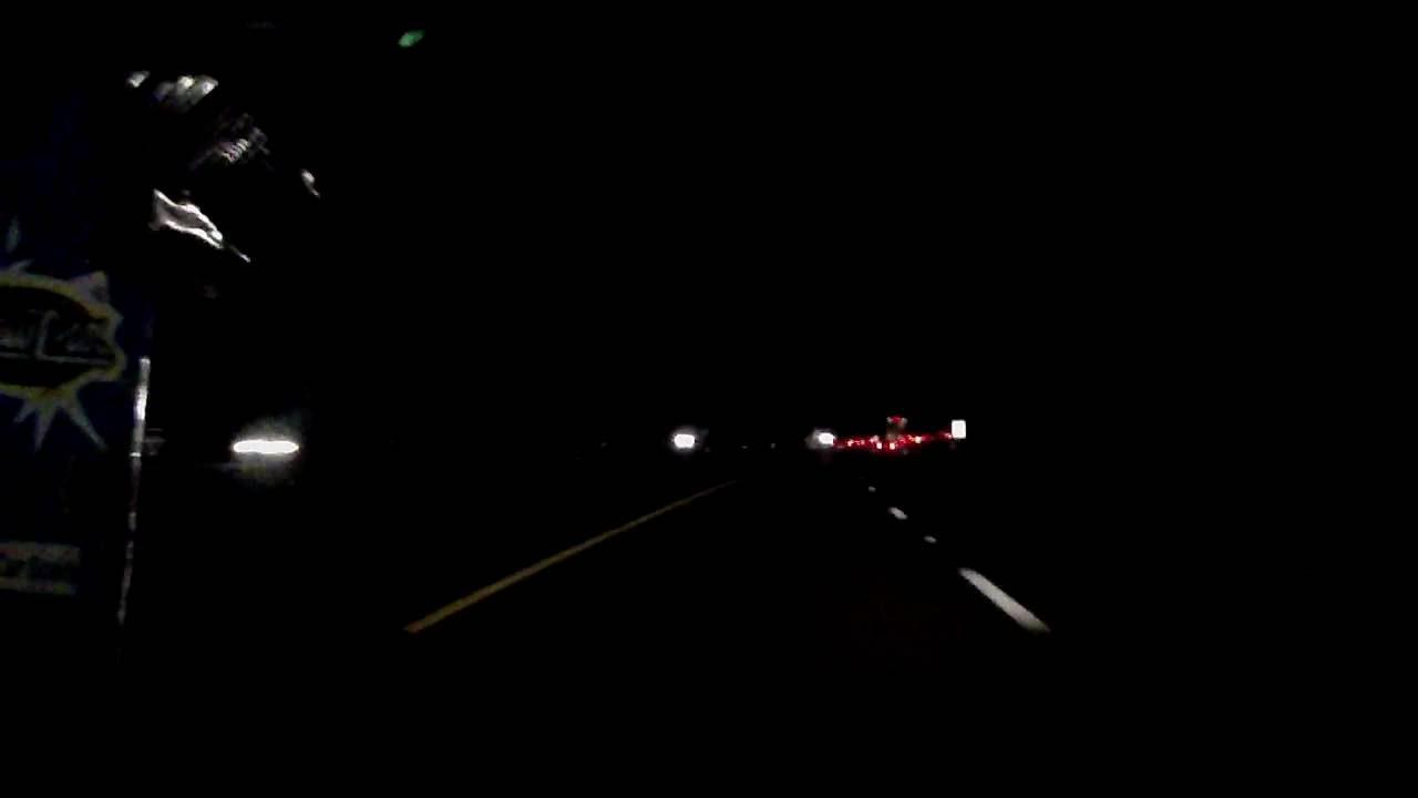 Night driving footage - YouTube
