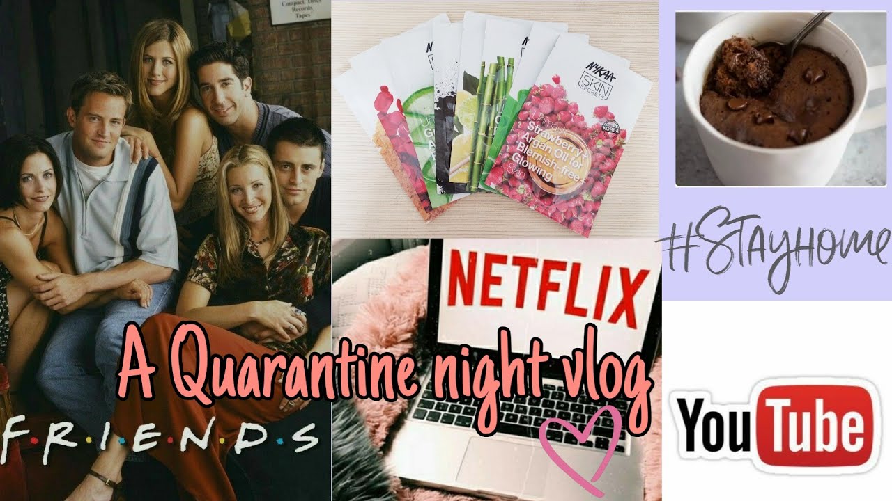 A QUARANTINE NIGHT VLOG !! - YouTube