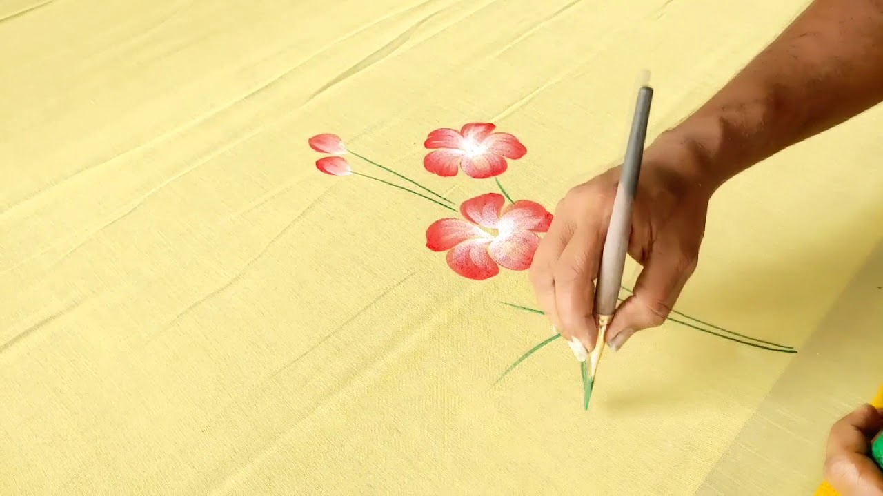 Simple Fabric Painting Designs For Beginners