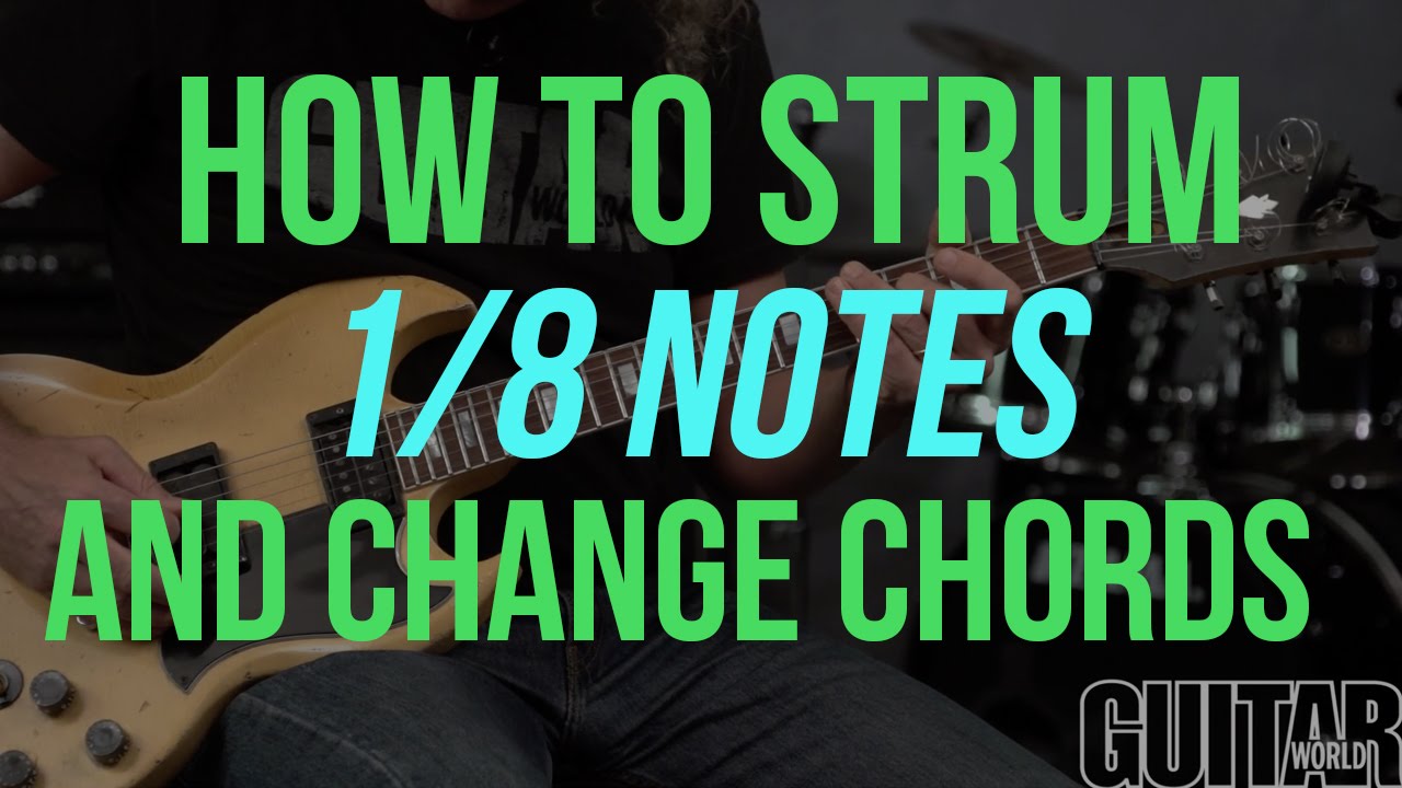 How to Strum 1/8 Notes - Guitar Basics - YouTube