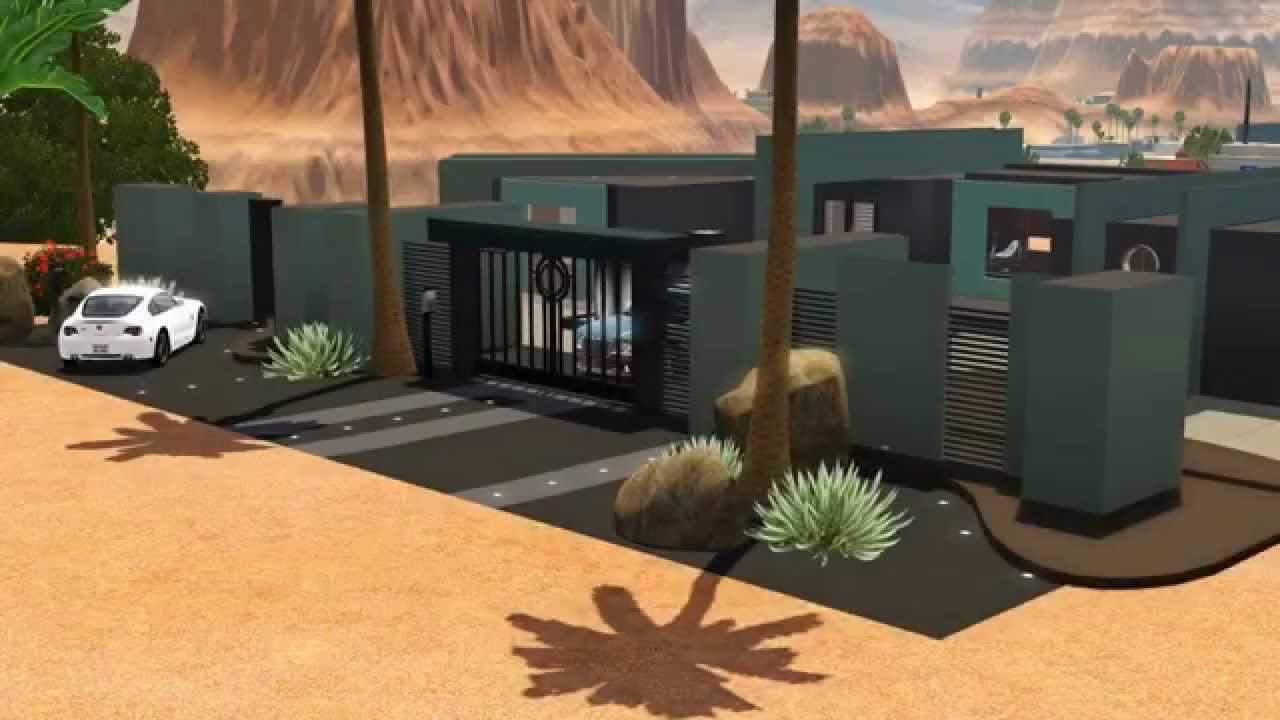 California Desert Breeze - THE SIMS 3 Modern House - YouTube
