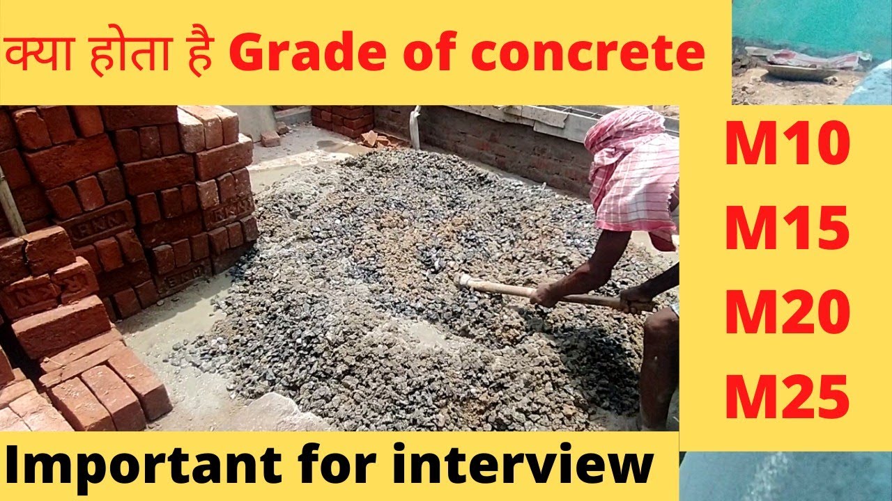 What is Grade of Concrete || Different Grades of Concrete and its Use ...