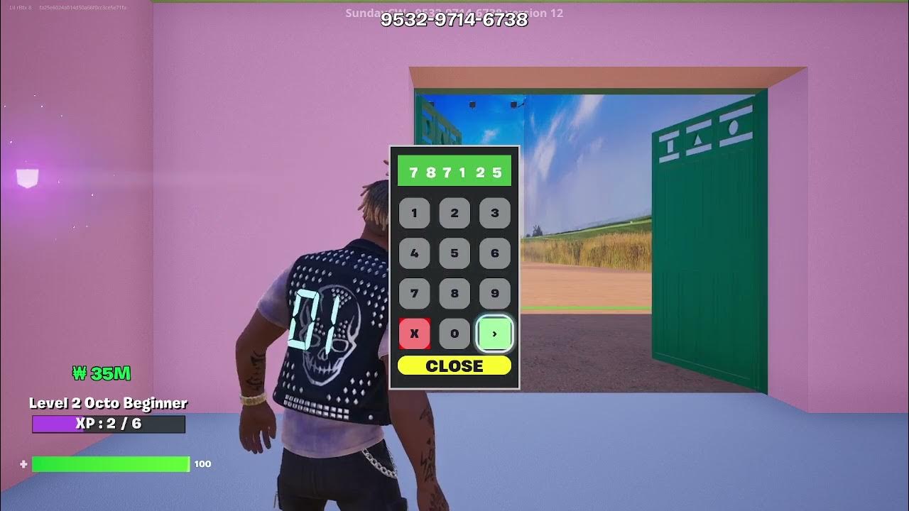 FORTNITE - OCTO GAME 2 FIND SECRET CODE FOR VIP MASK - YouTube