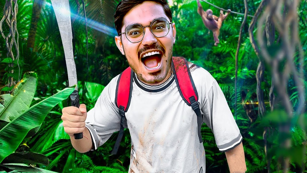 24 Hours In Jungle Challenge Will I Survive - YouTube
