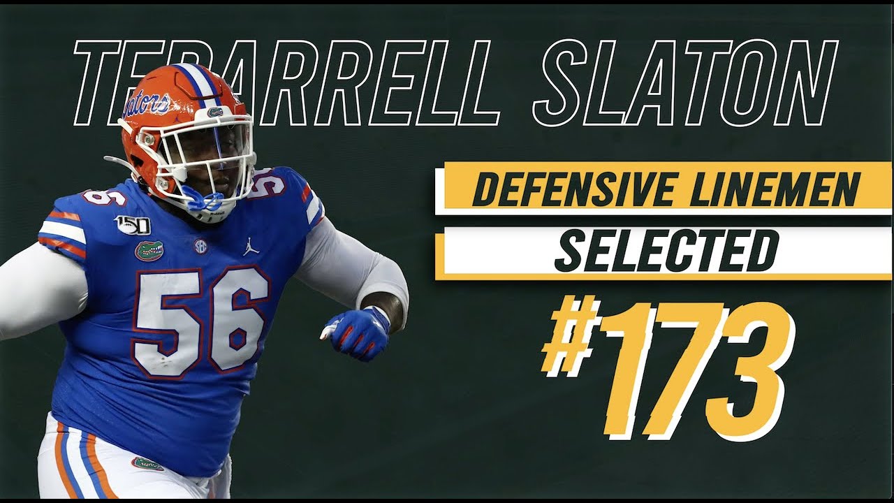 Packers select Florida DL Tedarrell Slaton - YouTube