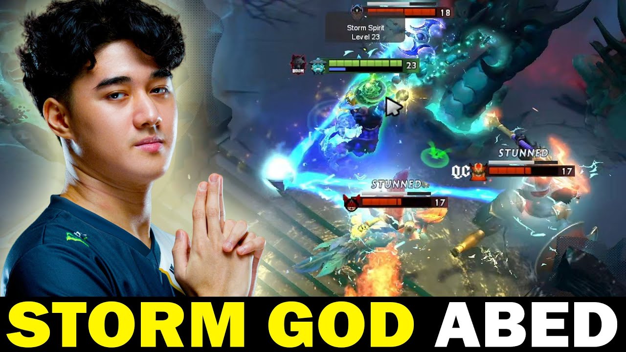 STORM GOD ABED | DOTA 2 Gameplay - YouTube