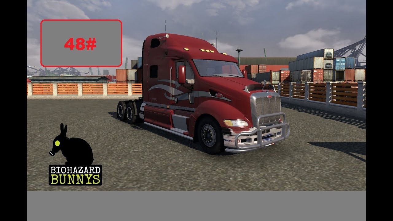Euro Truck Simulator 2 Lets Play48# : Custom Peterbilt 387 truck - YouTube