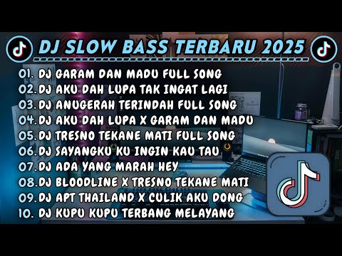 DJ SLOWBASS TERBARU 2025 || DJ GARAM DAN MADU || DJ AKU DAH LUPA TAK INGAT LAGI VIRAL TIKTOK