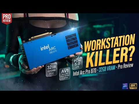 Intel Arc Pro B70 Review: The 32GB VRAM Beast!