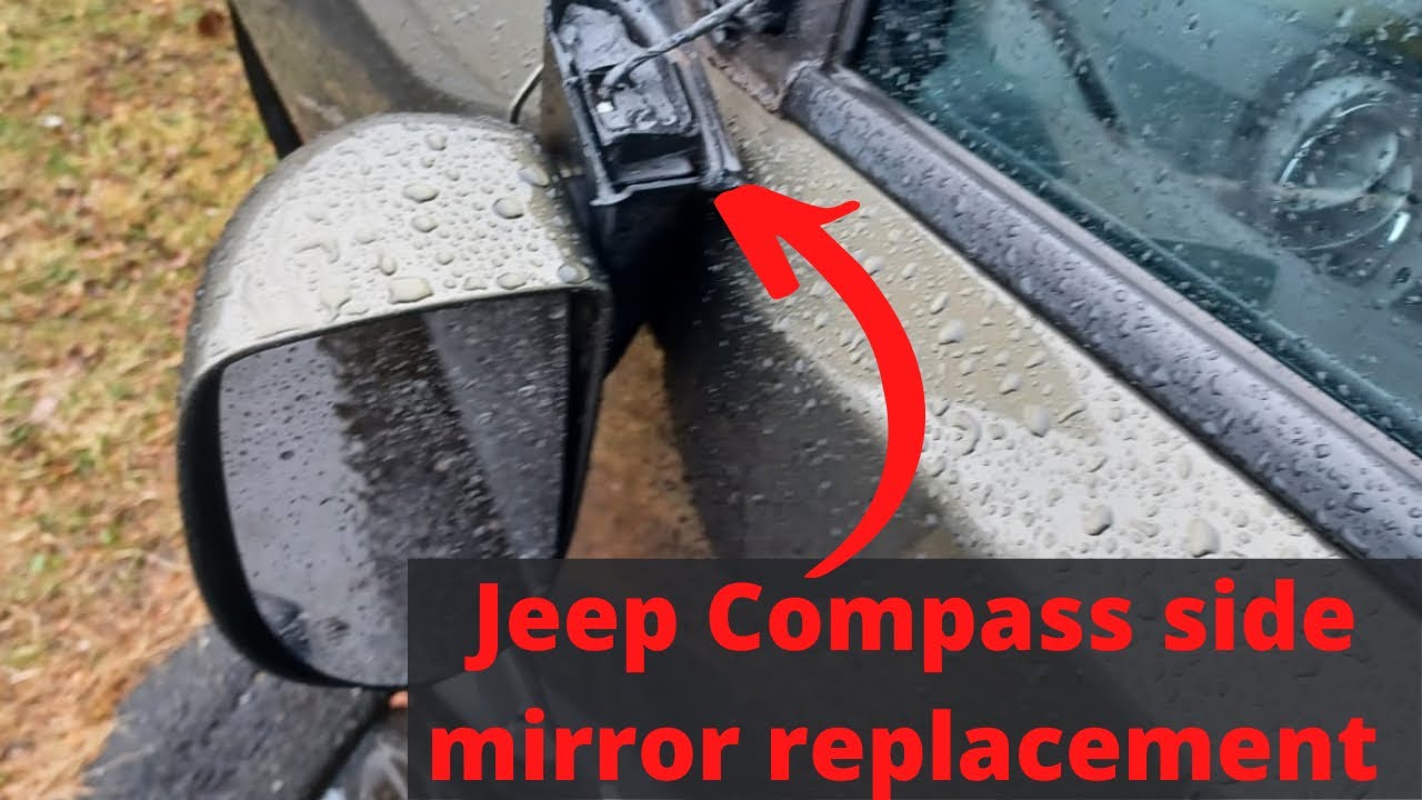 2016 Jeep Compass side mirror replacement - YouTube