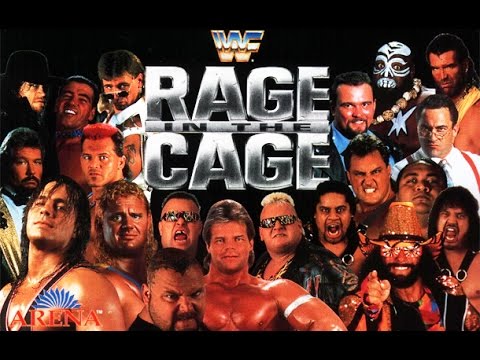 WWF: Rage in the Cage - CAGE MATCH Shawn Michaels VS Bret Hart - YouTube