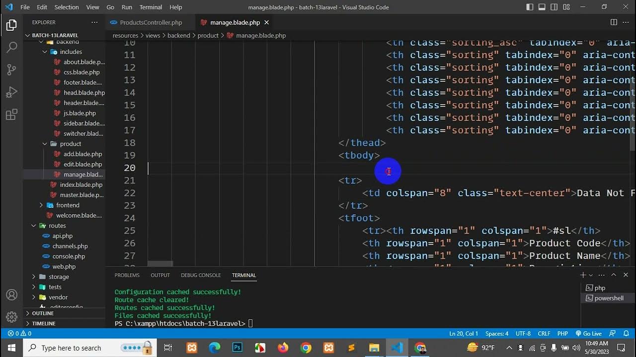 SEIP Bacth-13 (Day-29) Laravel CRUD Operation - YouTube