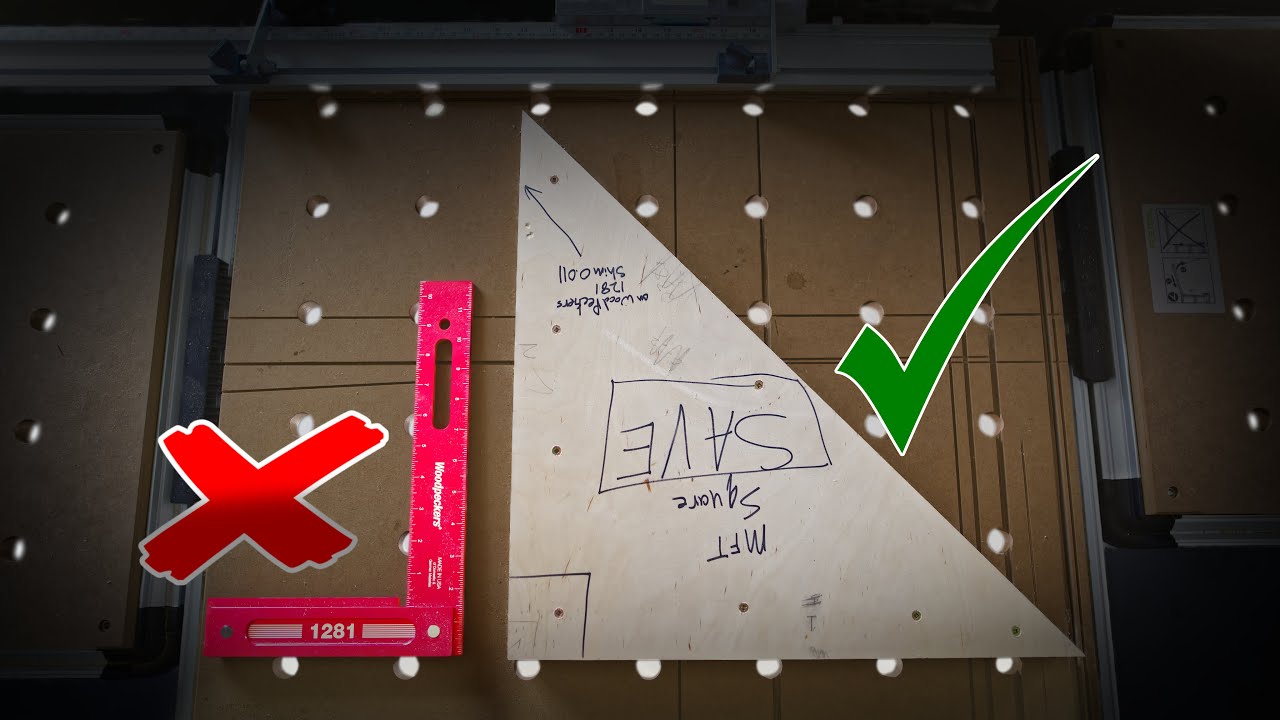 DIY Guide to cutting wood square (Not a Woodworker) - YouTube