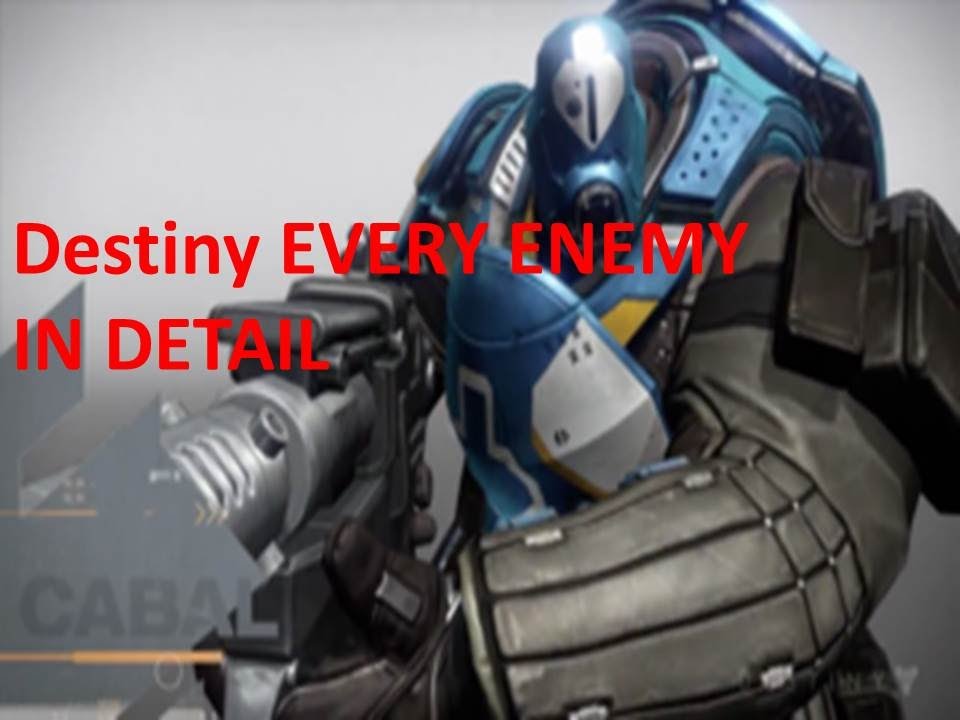 Halo 4 commentary - Destiny "ALL ENEMIES" explained in full depth ...