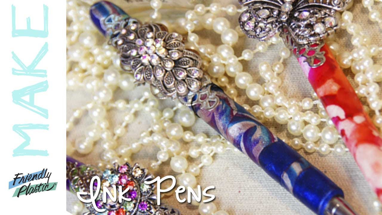 How to make Friendly Plastic covered ink pens - YouTube