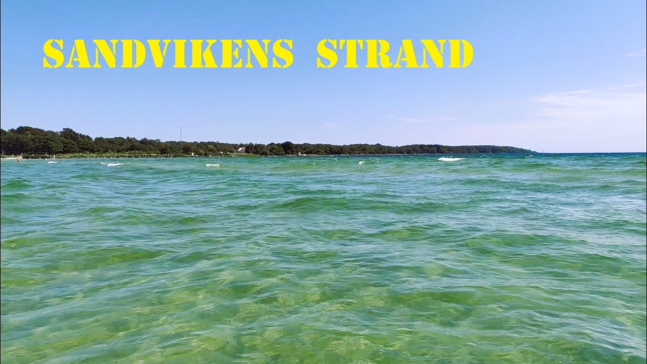 Sandvikens strand , Listerlandet , Sölvesborg , Blekinge , Sweden 25.06 ...