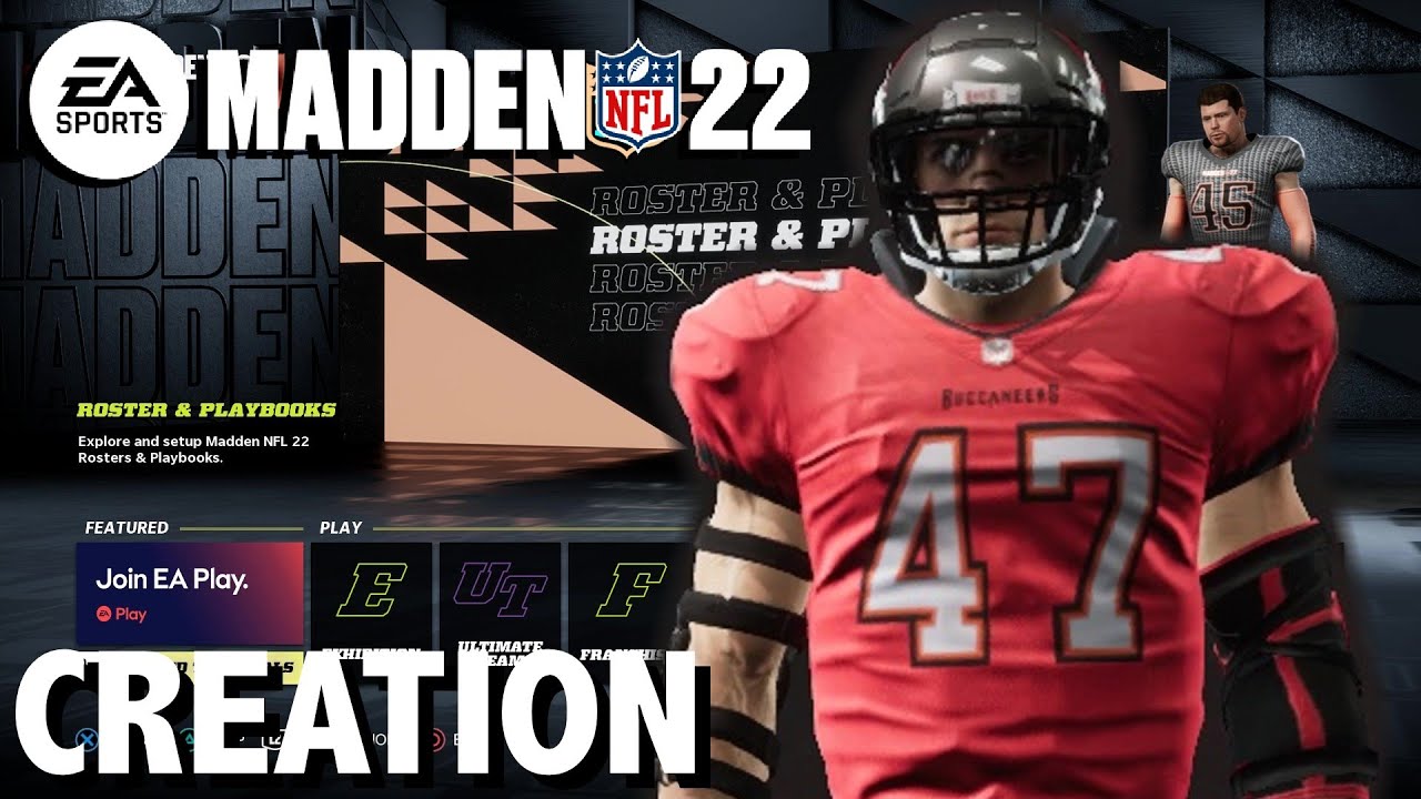 MADDEN NFL 22 : CRÉER UN JOUEUR / CRÉATION / CUSTOMIZE SECTION - PC ...