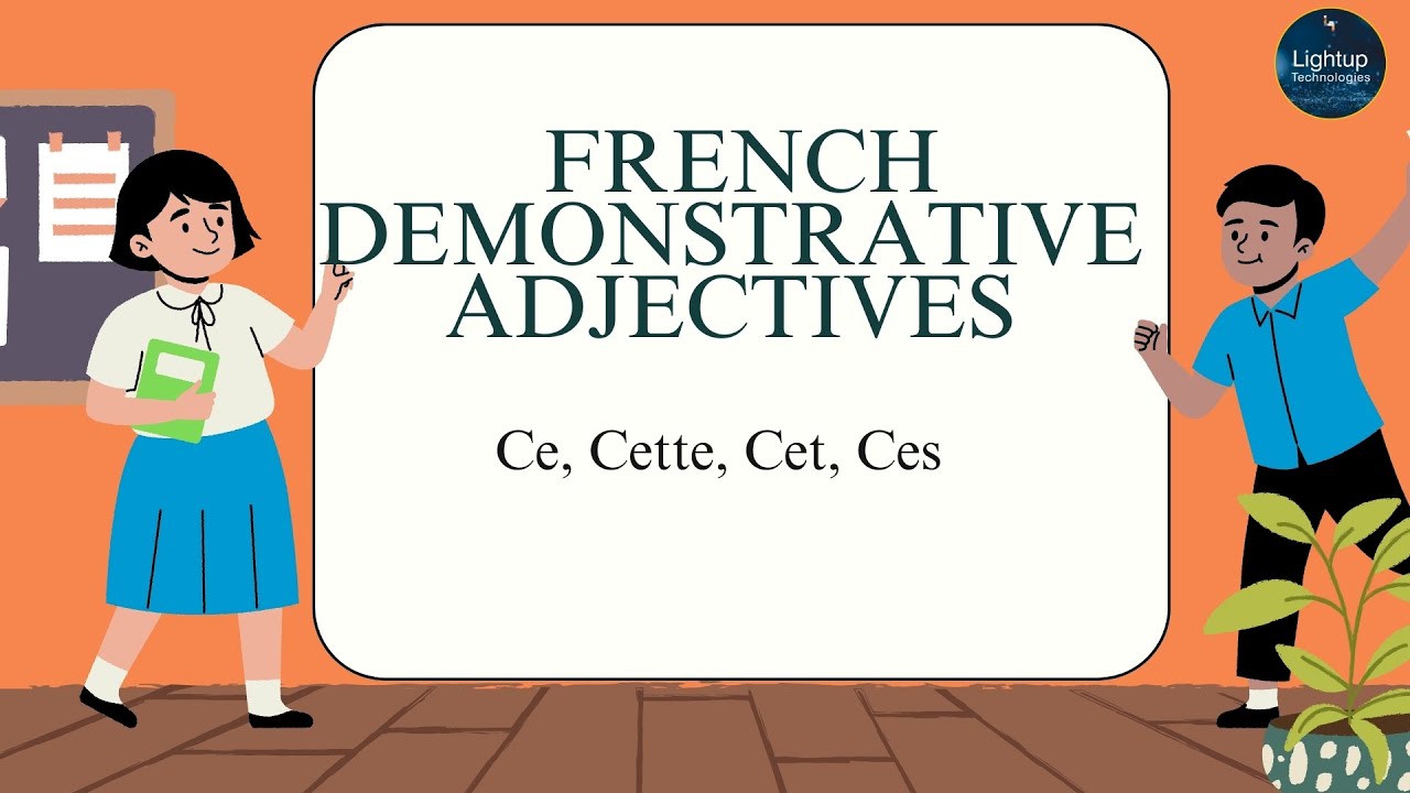 French Demonstrative Adjectives - YouTube