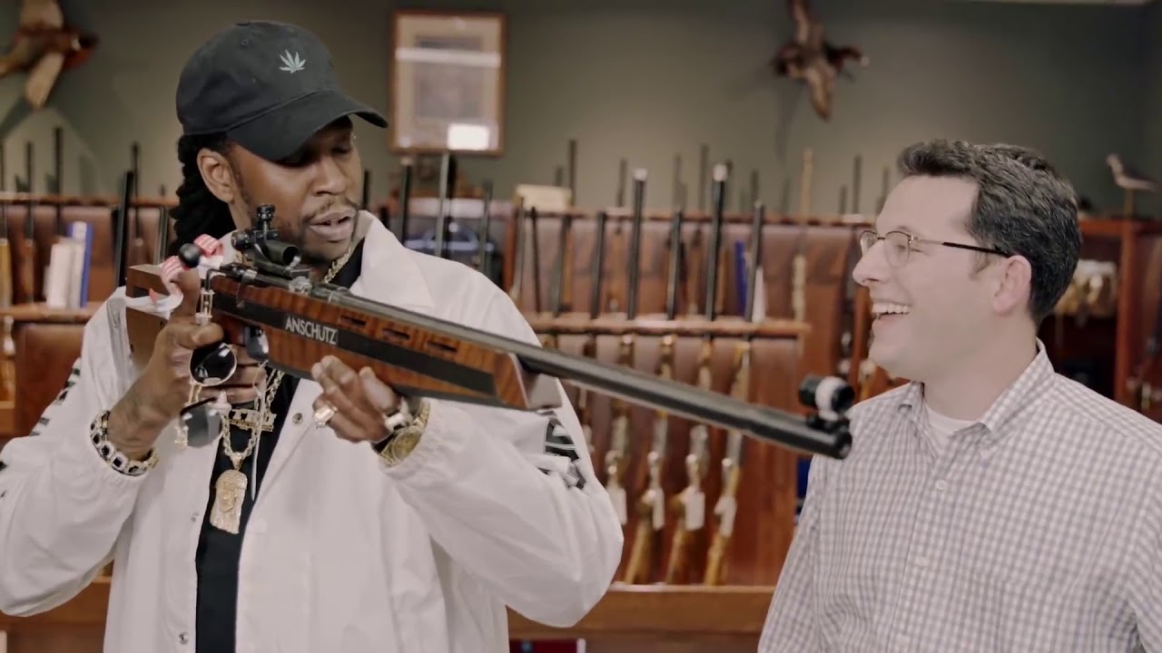 2 chainz checks out a $350k GUN - MOST EXPENSIVE SH*t - (GQ) - YouTube