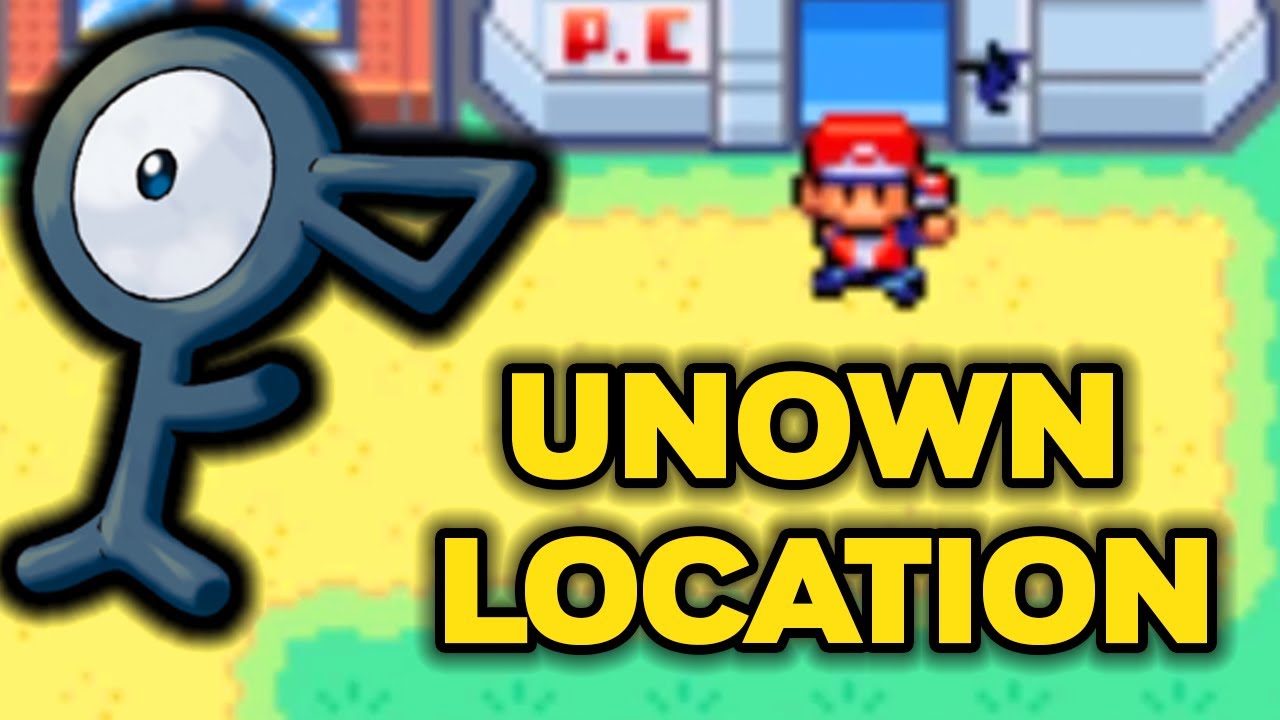 How to Catch Unown in Pokemon FireRed or LeafGreen! - YouTube