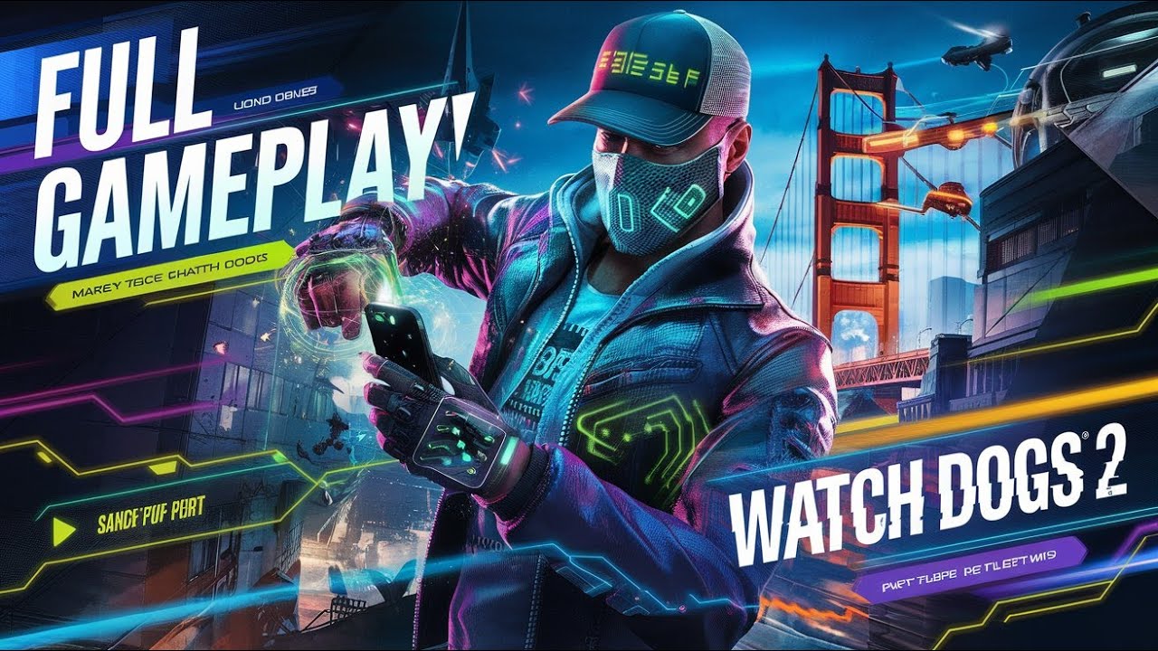 🎮 Watch Dogs 2 FULL Gameplay – Open-World Hacking Adventure! 🔥 (Must ...