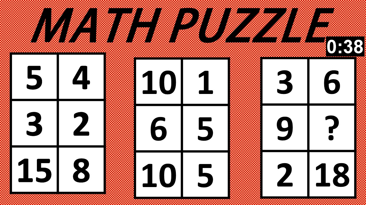 Try this number puzzle # 38 I Math puzzle with answer I Math riddle ...