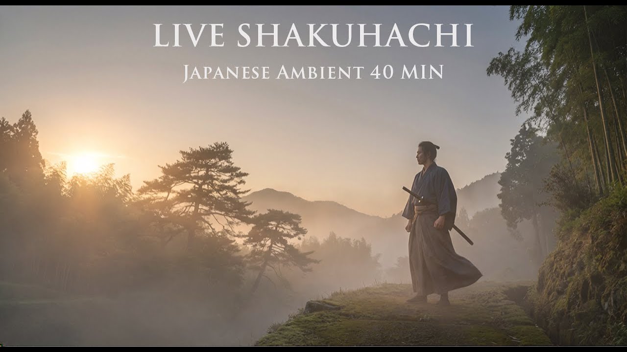 LIVE Shakuhachi Performance – 40min Japanese Ambient Music尺八 生演奏｜40分 和風 ...
