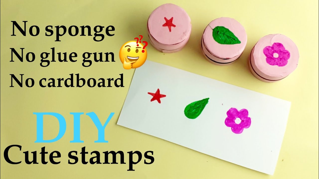 How To Make Stamp At Home Without Sponge rubber glue Gun Diy Stamp Pad Diy Stamp At Home How To Make Stamp At Home Without Sponge rubber glue Gun Diy Stamp Pad Diy Stamp At Home