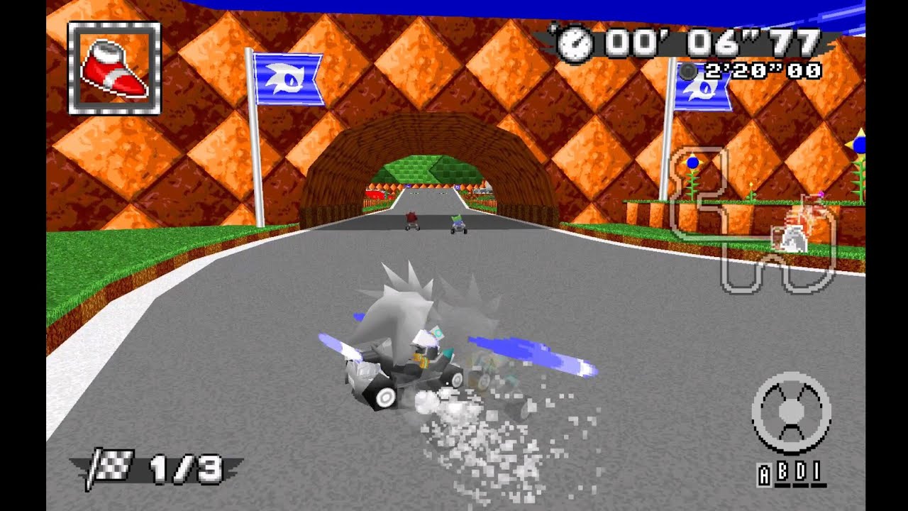 Silver The Hedgehog - SRB2 Kart Gameplay - YouTube