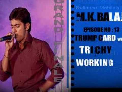 MK Balaji - Reliance Launch pad Finals illamai idho idho - YouTube